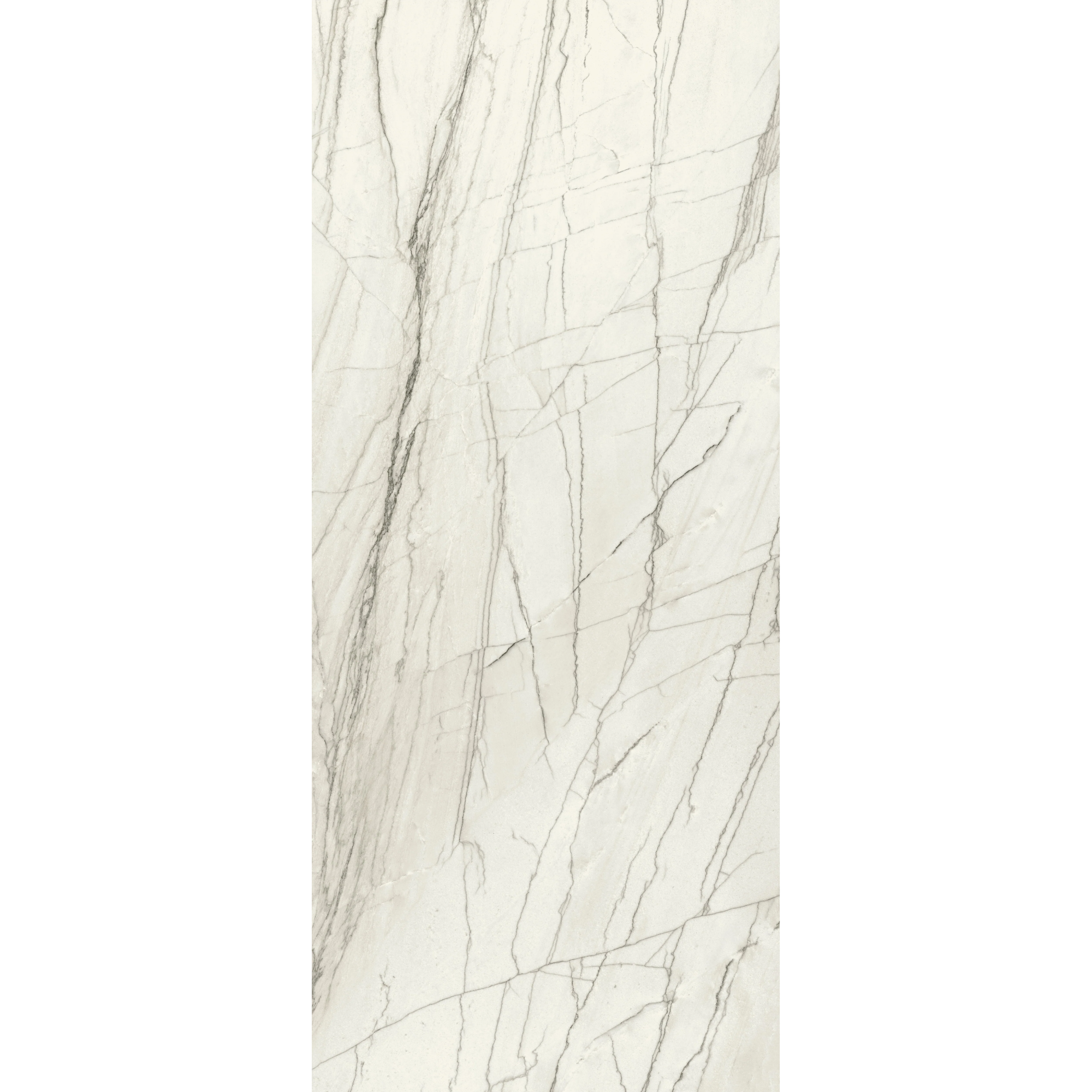 Mykonos 48"x110" Porcelain Slab - 6mm Marble Look Tile for Floors & Wa ...